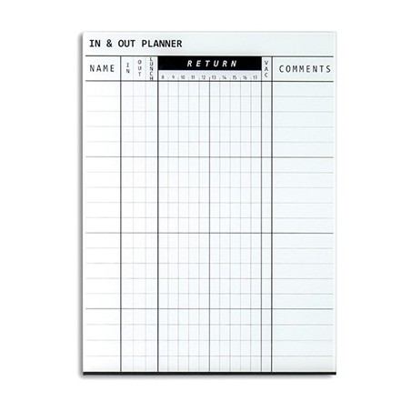50% Off Magnetic Glass Board Staff Indicator Board @ NZ