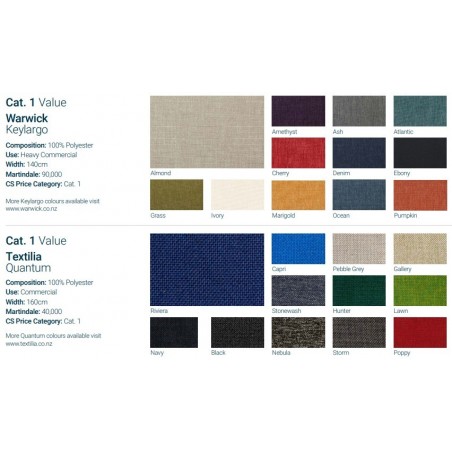 Venice Linea 4 Leg - Black & Chrome Frame - Arms Option - Auckland, NZ