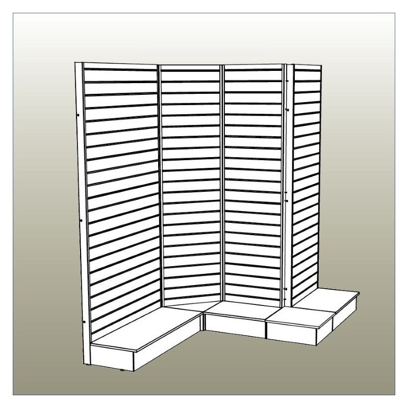 FS24 High Wall Display - Plinth Base - Storage - Precision, NZ