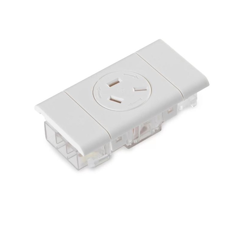 CMS Single auto switched GPO with rotating cover