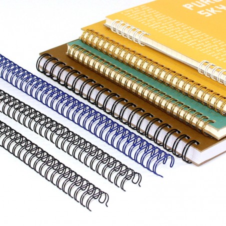 Double Loop Wire Binding Coils. 3:1 Pitch 34 Ring