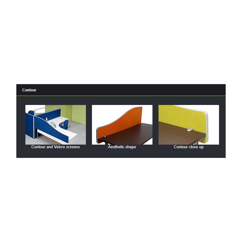 Contour Screen Panel with Clamp,Light weight aesthetic shape panel @NZ