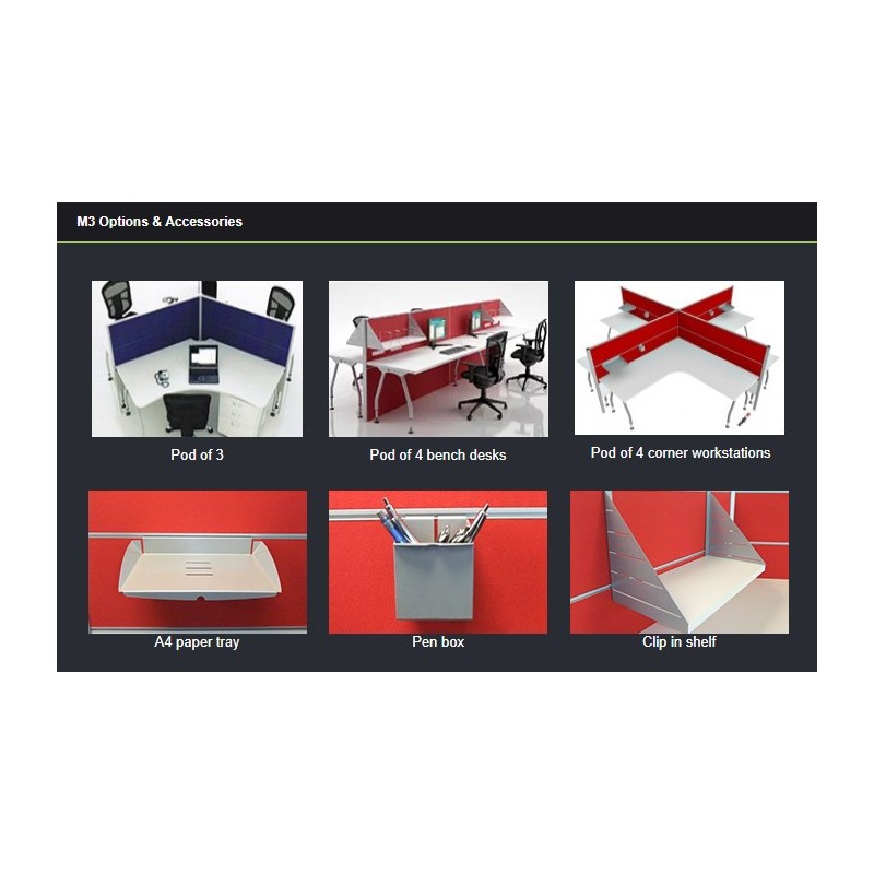 M3 Workstation pods Screen Panels,NZ designed and made @ Auckland