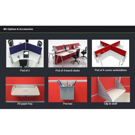 M3 Workstation pods Screen Panels,NZ designed and made @ Auckland